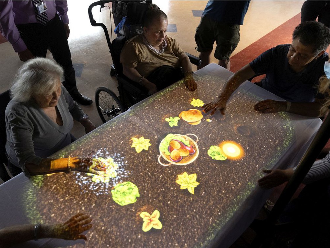 'Magic table' uses technology and active play to help people with ...